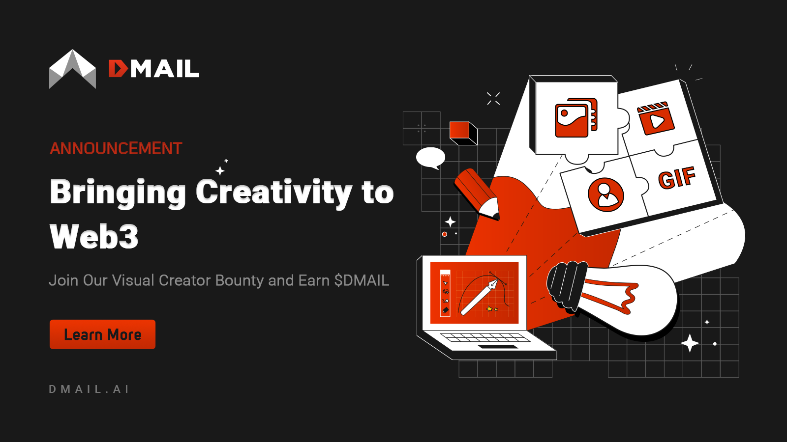 Bringing Creativity to Web3: Join Our Visual Creator Bounty and Earn $DMAIL