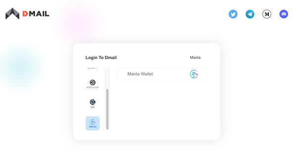 Manta Network Partners with Dmail: Seamlessly Access Dmail via Manta Wallet